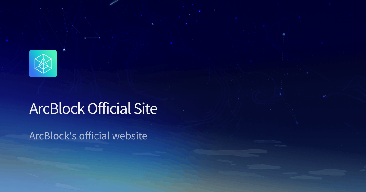 ArcBlock Official Site