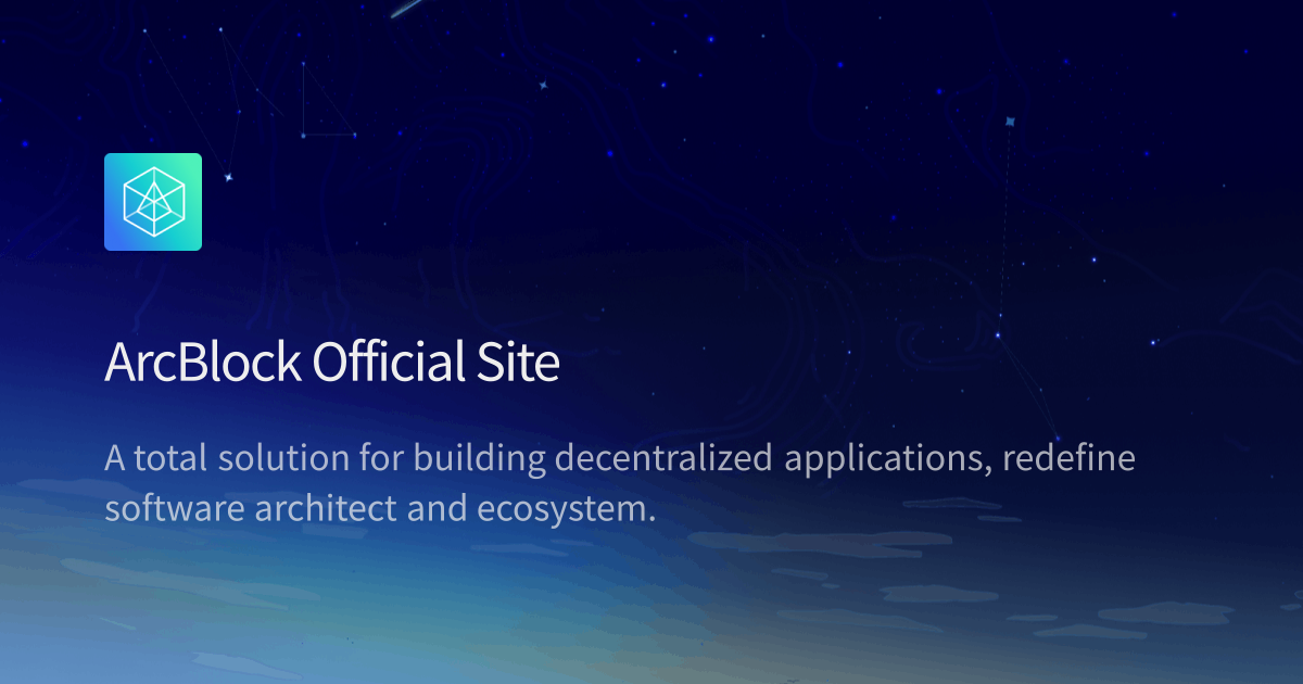 ArcBlock Official Site